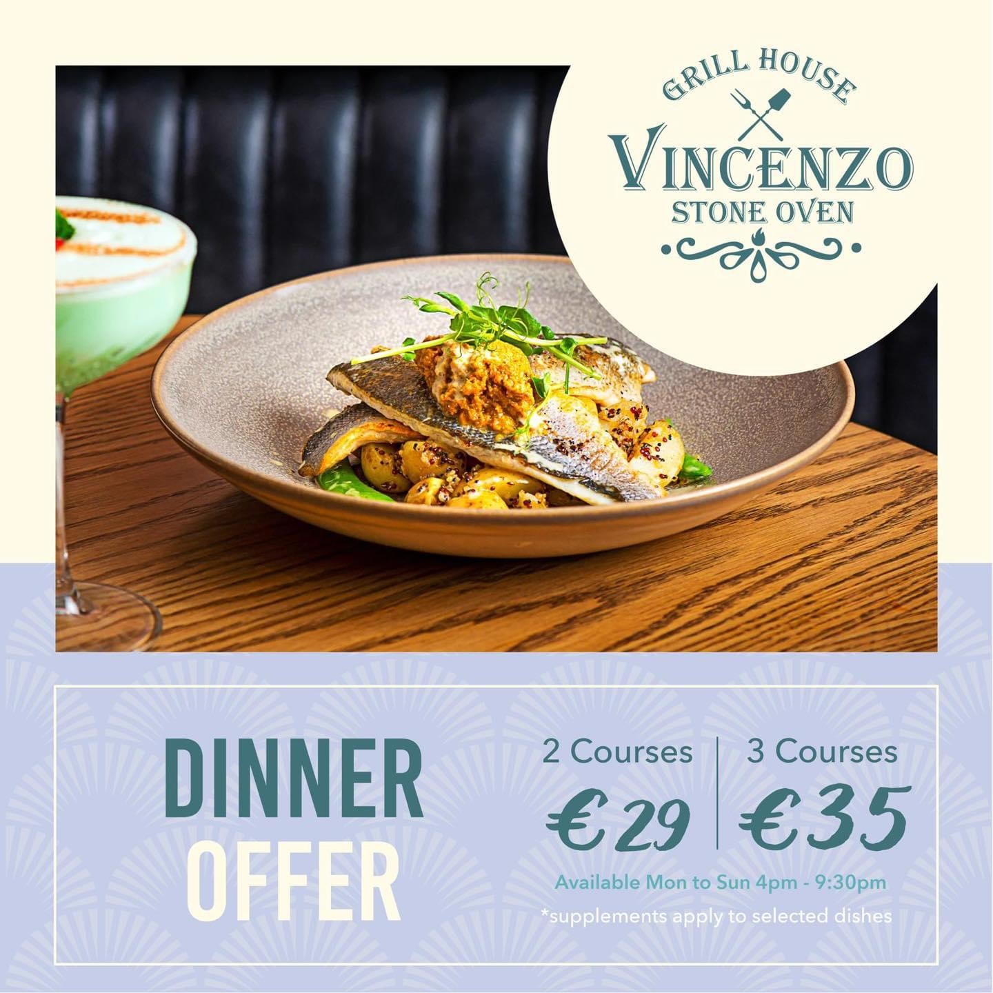 Vincenzo Limerick | Italian Restaurant Limerick | The George